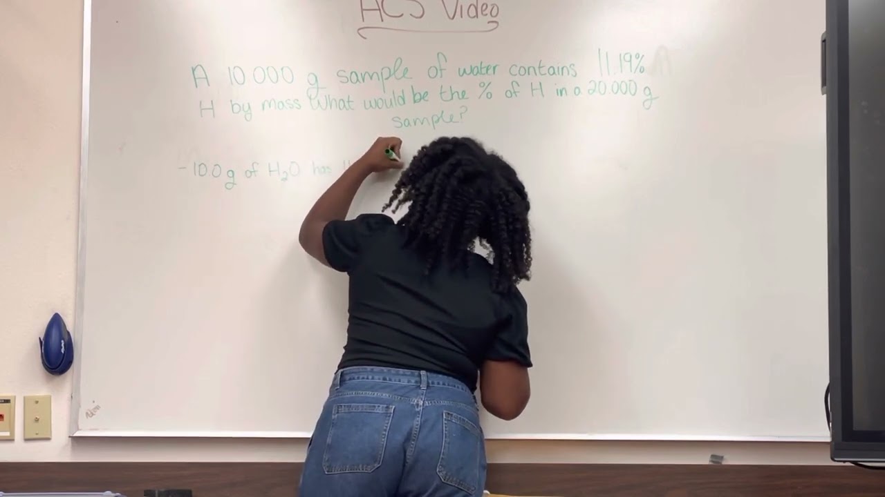 ACS Practice Chapter 3: Formula Calculations and the Mole