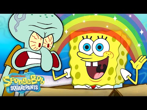 SpongeBob Uses His Imagination π Idiot Box Full Scene | SpongeBob