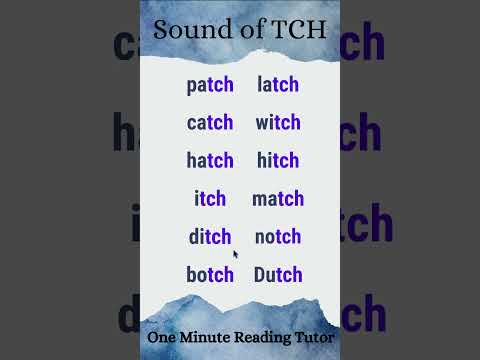 Sound of TCH (One Minute Reading Tutor)