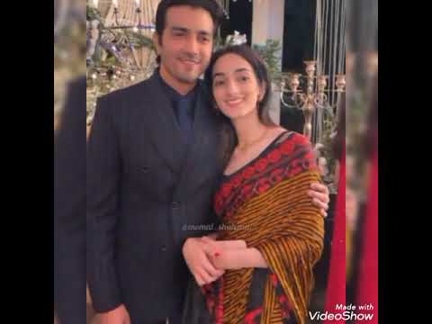 Momal sheik and Shahzad sheikh in wedding with fans #momalsheikh #celebrity #fans