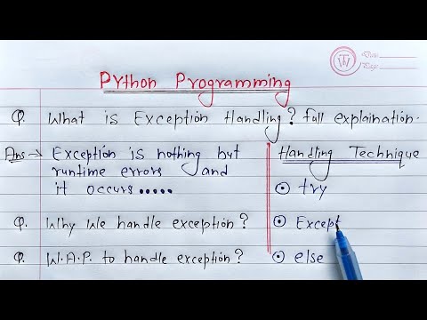 Learn Python Exception Handling | Learn Coding - Mind Luster