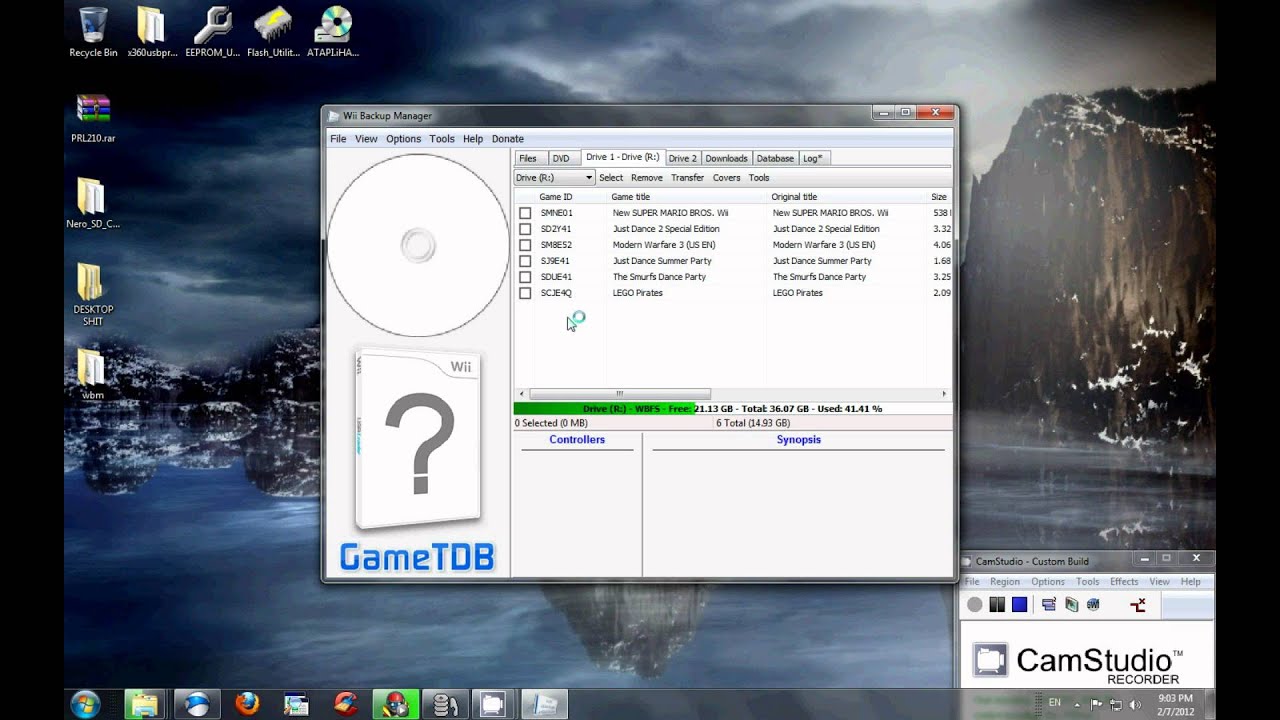 WII Backup Manager tutorial