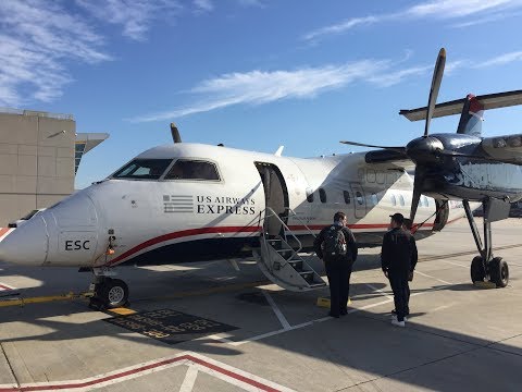 Last scheduled Dash 8-100 flight at American Eagle