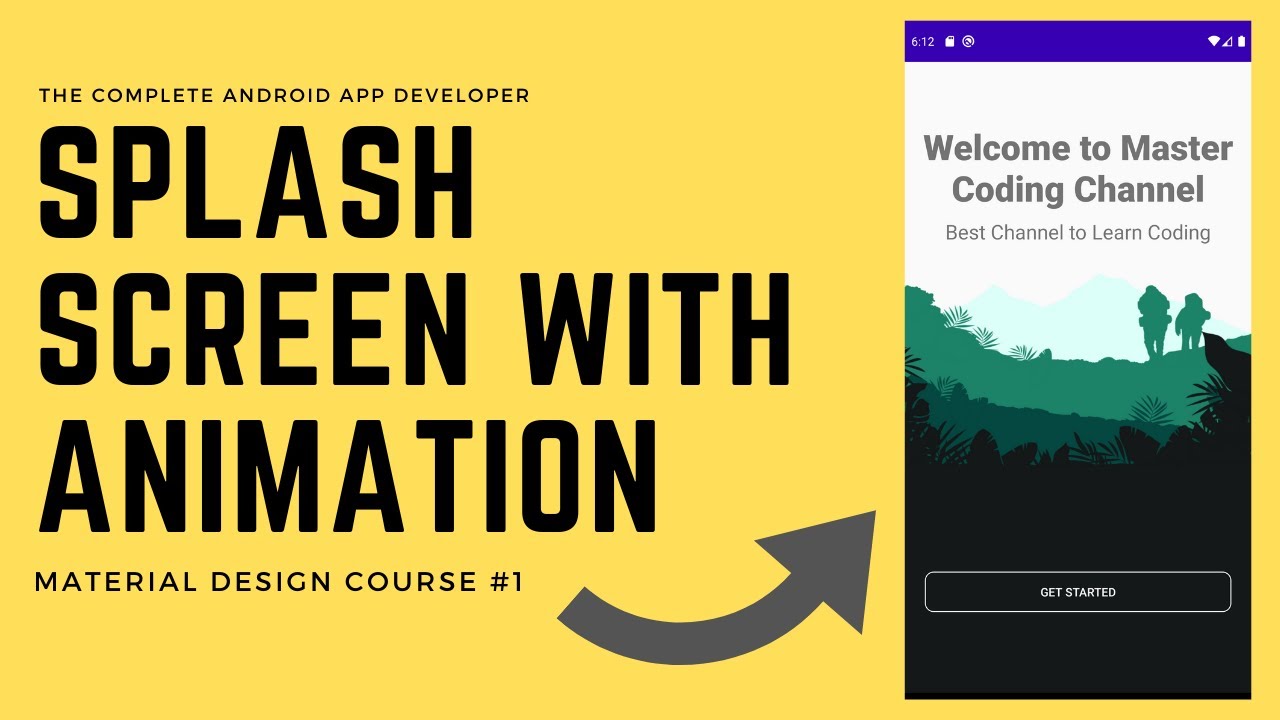 Android Splash Screen with Animation - [Material Design Course #1]