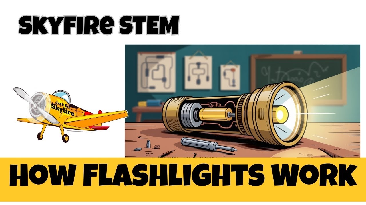 🔦 How Flashlights Work – Light It Up! | 🎬 Skyfire STEM