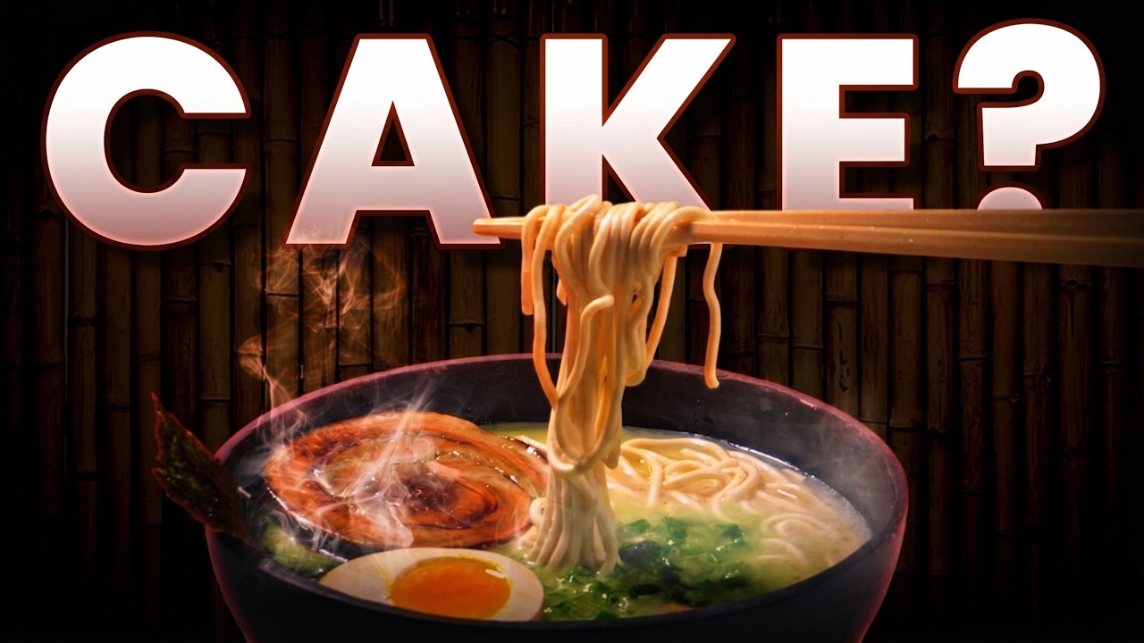 The Most Realistic Ramen Cake EVER MADE 