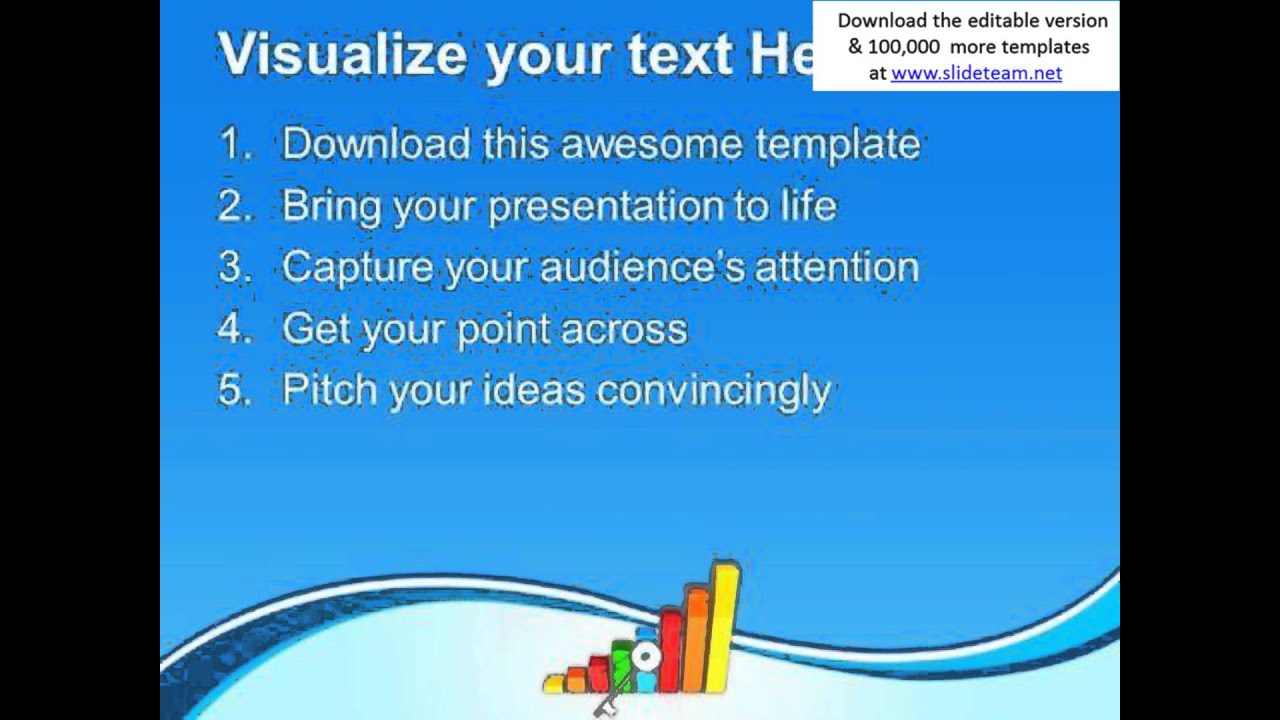 bar graph for market growth powerpoint templates ppt backgrounds for slides 0413