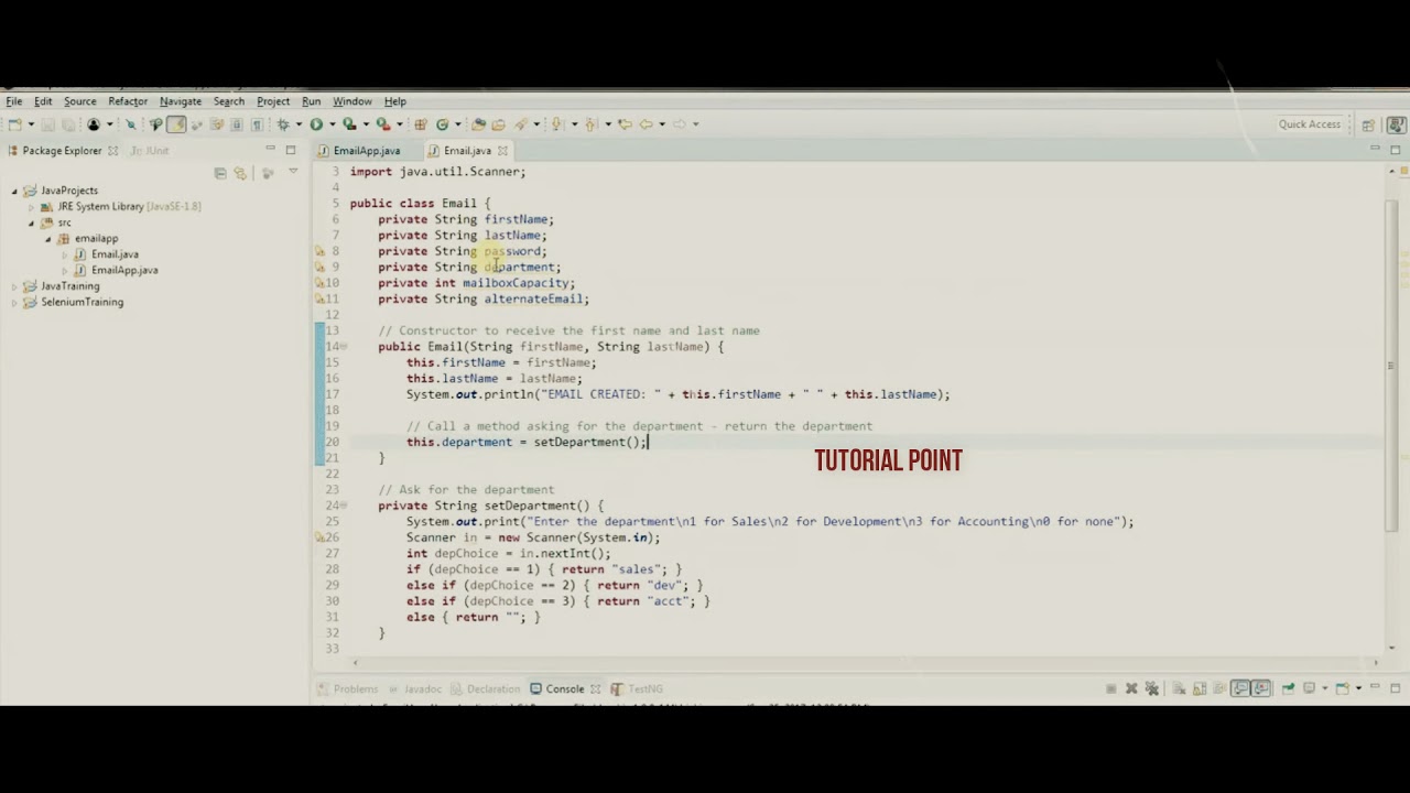 JAVA project Email administration application
