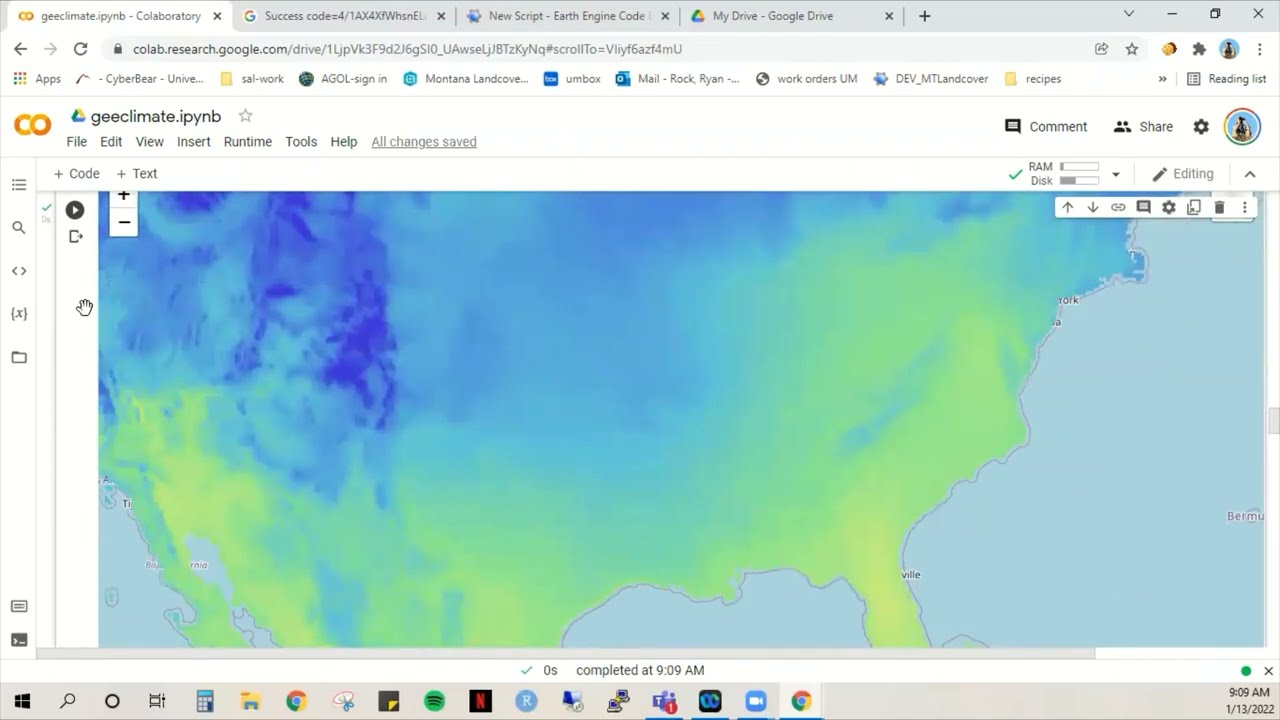 NASA Climate Data in GEE - Python API