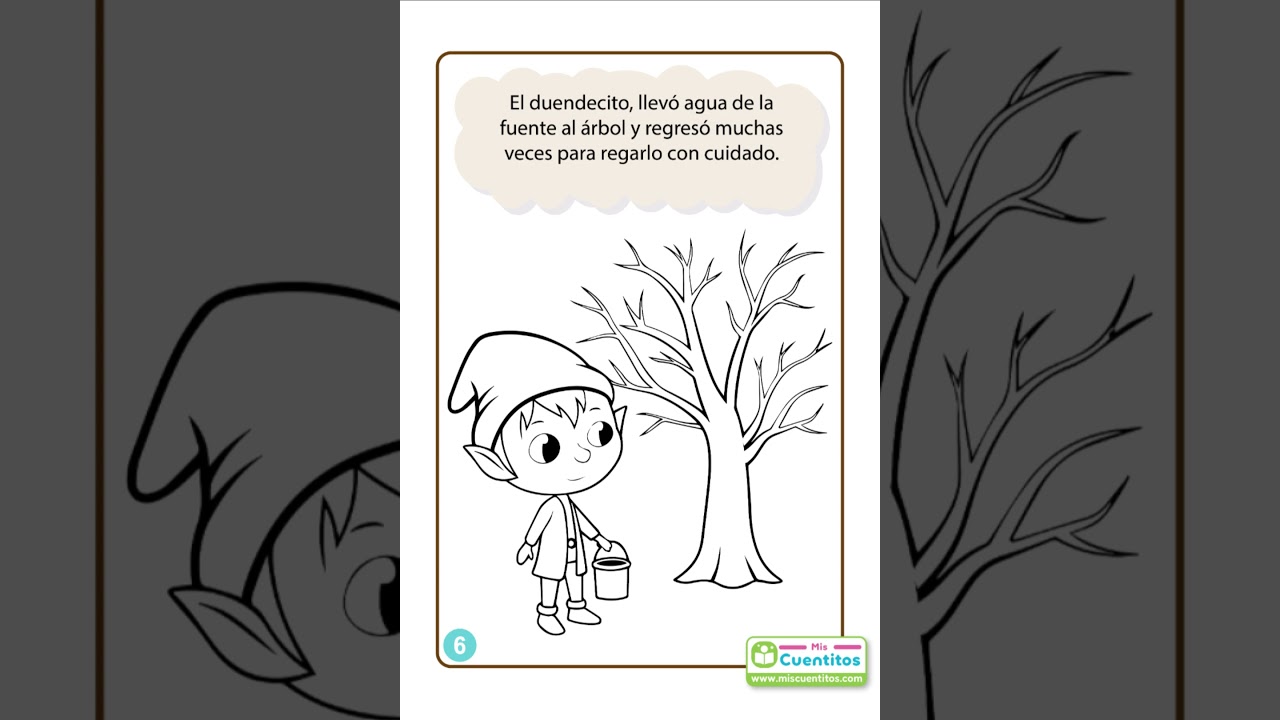 El duendecito y la manzana mágica