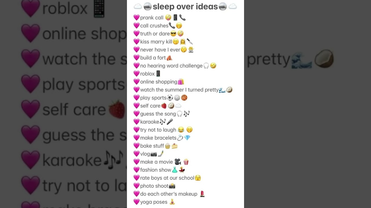 Sleepover ideas!! #livslifeofficial #preppy #sleepovers