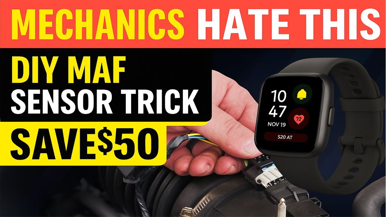 Mechanics Hate This DIY MAF Sensor Trick Save $50