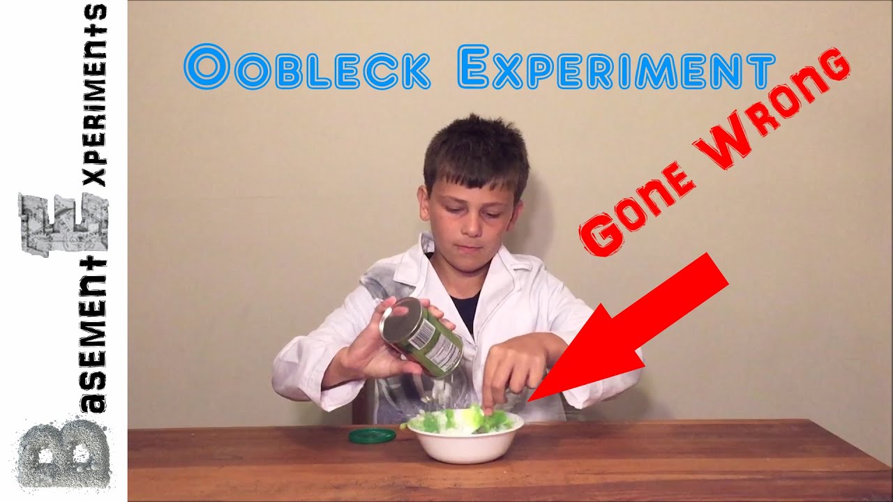 Oobleck Experiment GONE WRONG