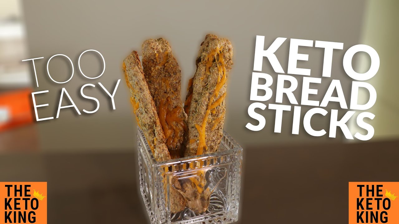 Low Carb Bread Sticks | EASY Keto Bread Sticks | Keto Cheese Breadsticks | Keto Bread