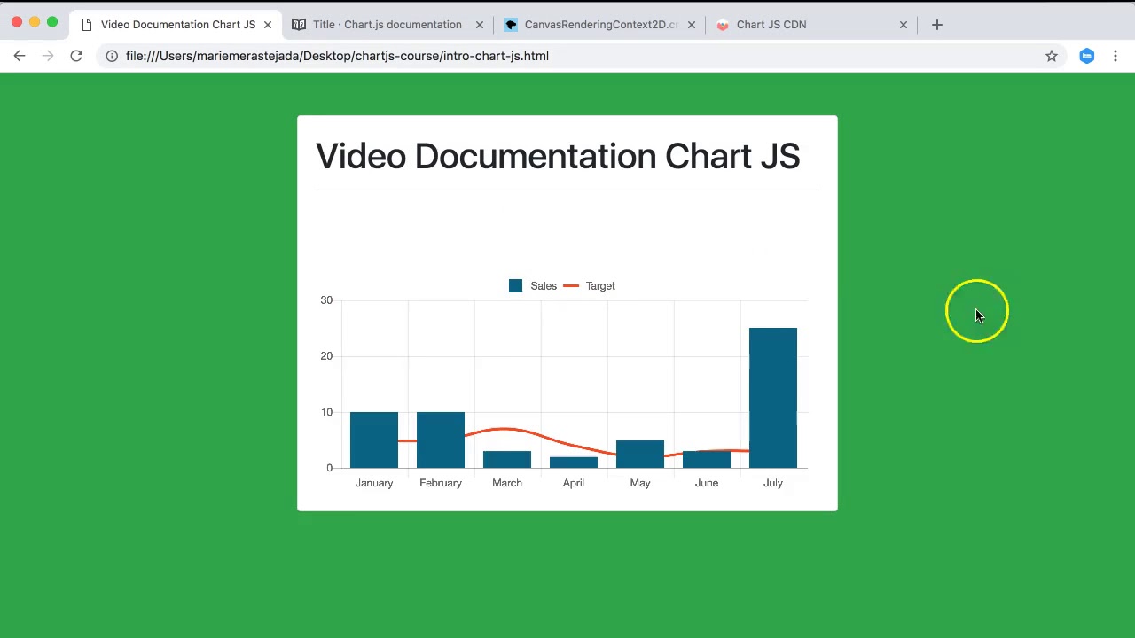 Chart.JS Video Documentation Basic 7