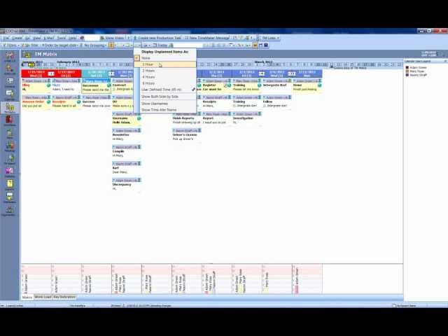 TimeMaker Matrix Lesson 10 - Overall Load Leveling
