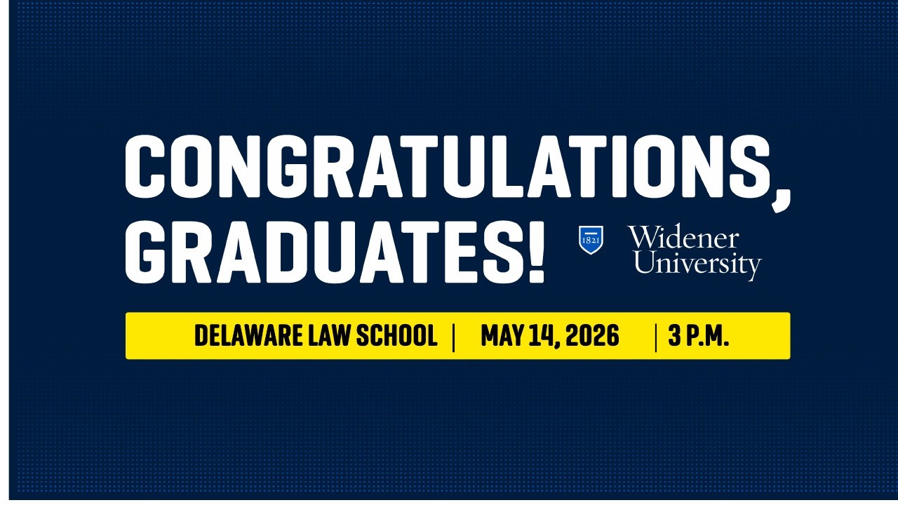 2026 Commencement - Delaware Law School