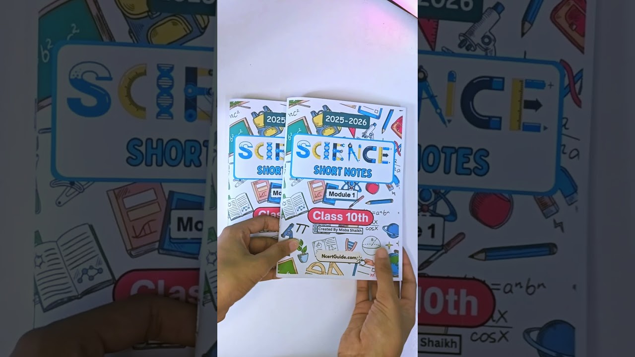 Class 10th Maths & Science Handwritten Short Notes