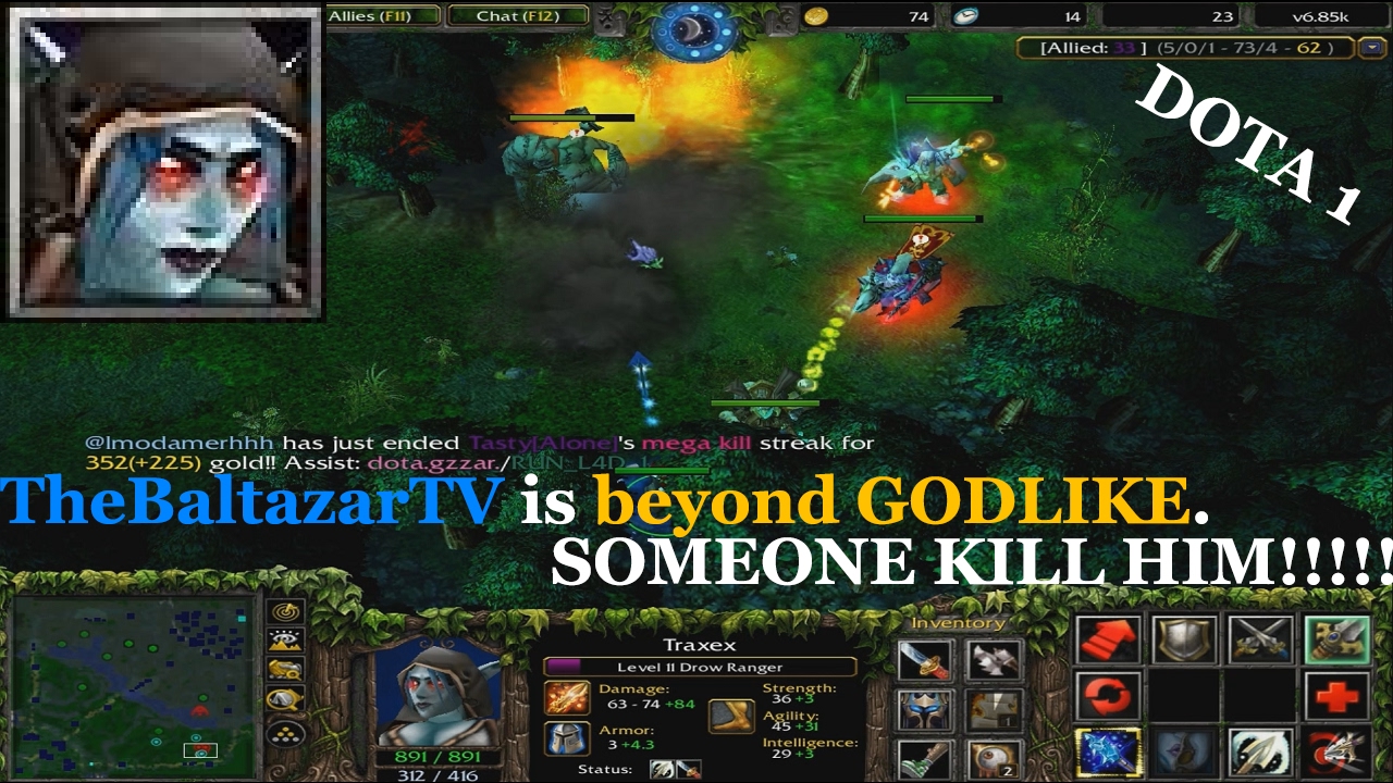 Drow Ranger beyond GODLIKE - Dota 1 Warcraft III