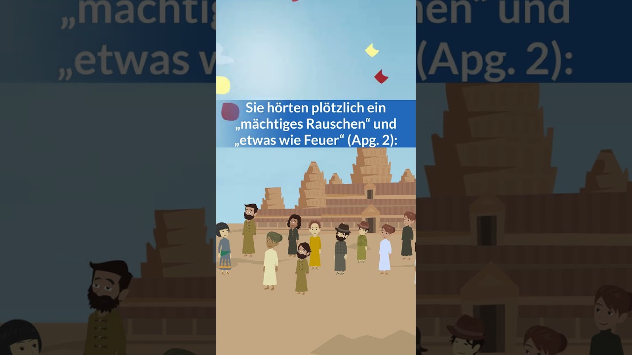 Pfingsten erklärt: Pfingsten ist sozusagen der Geburtstag der Kirche