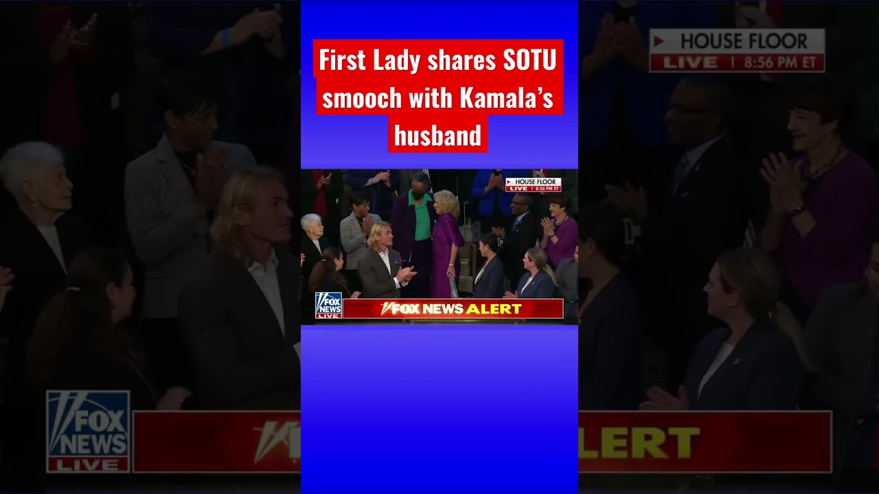 Jill Biden makes a shocking entry at State of the Union #biden #kamalaharris