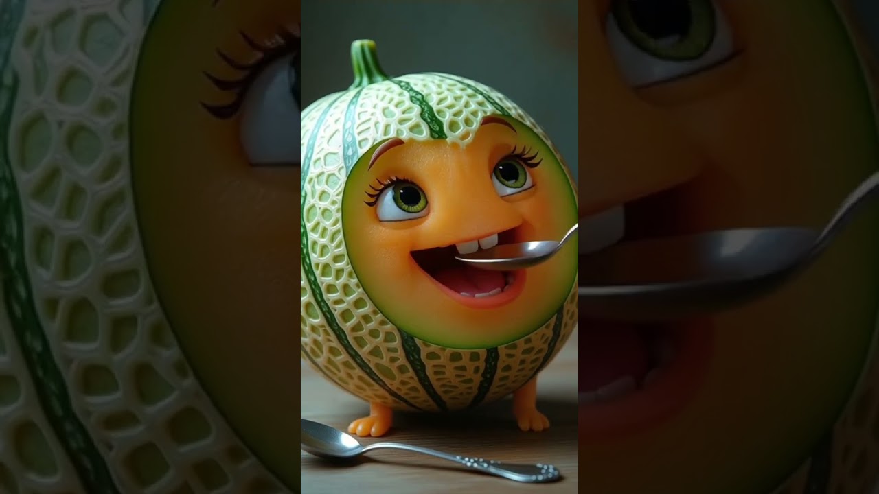 A cute pumpkin😊 Pumpkin With Human Face | Realistic AI Animation#ai #shorts #aivideo #vairal