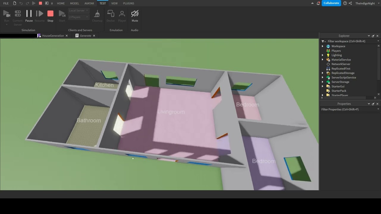 Procedural floorplan generation in #Roblox