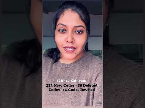 ICD -10 -CM Codes Changes for 2025. #icd10cm #medicalcoding #aapc #cptcoding #medicalbilling #cpc