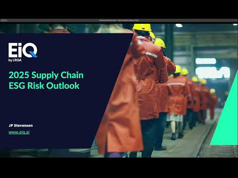 2025 ESG Risk Outlook Webinar