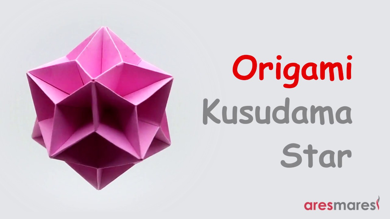 Origami Kusudama Star (intermediate - modular)