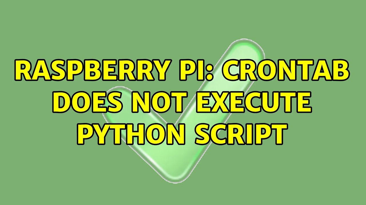 Raspberry Pi: Crontab does not execute python script