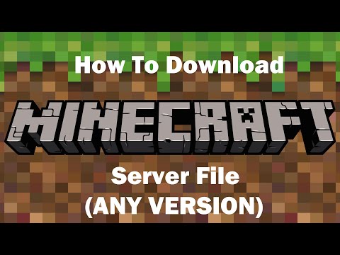 How to download Minecraft Server.jar Server files! | ANY VERSION