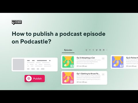 How to Publish a Podcast Episode on Podcastle