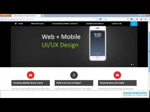 The Difference Between UI/UX in web design.