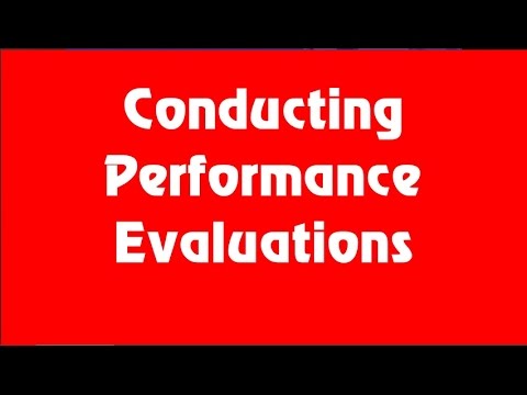 How to Conduct Employee Performance Evaluations (Performance Reviews)