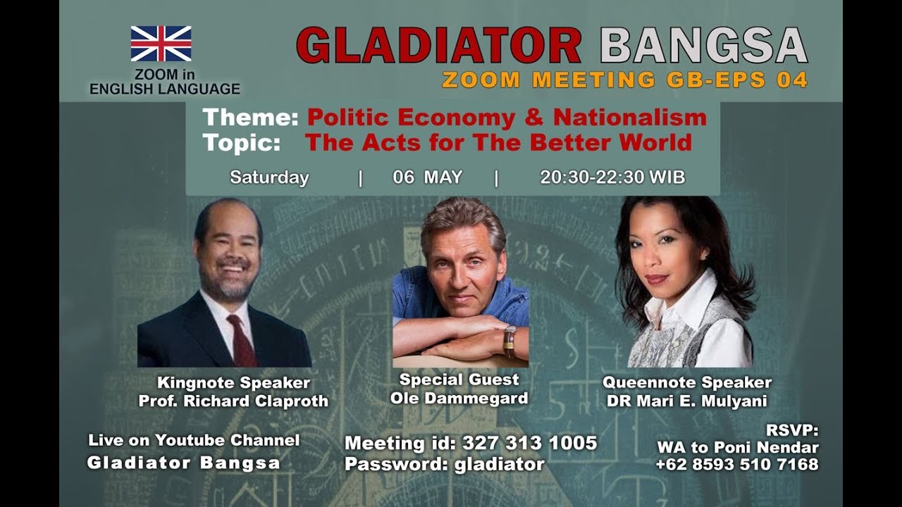 Gladiator Bangsa  Eps 4 with Ole Dammegard - Truth Seeker, Code Breaker and Peace Maker