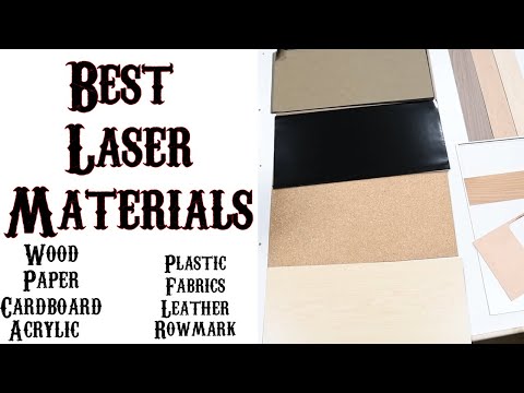 Best Materials For Co2 Laser Cutting and Engraving #laser #material #woodworking
