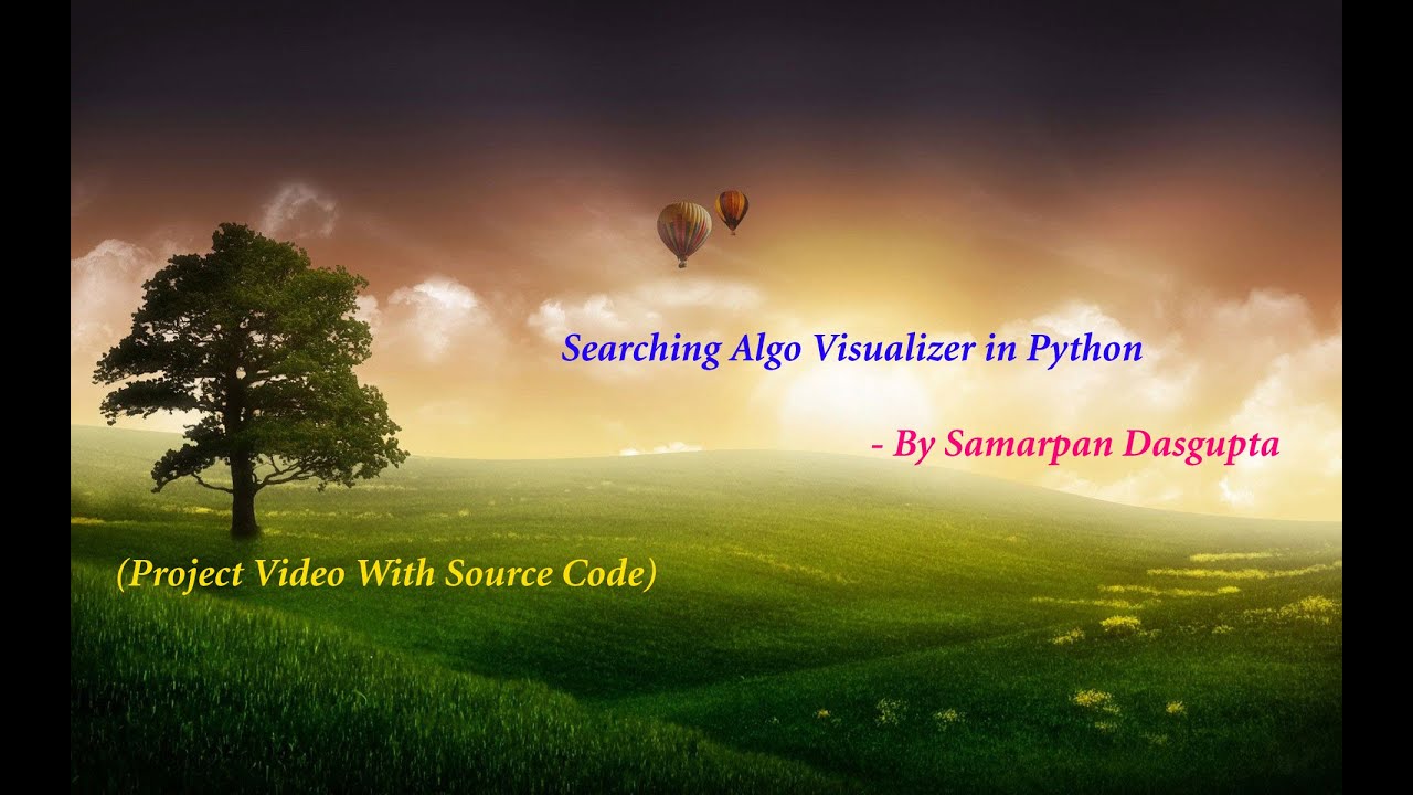 Searching Algorithm Visualizer using Python by Tkinter