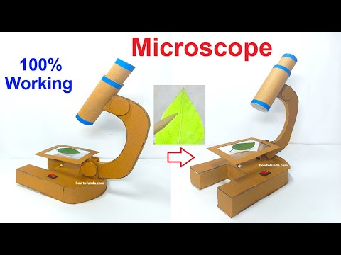 Learn microscope working model for science project exhibition diy ...