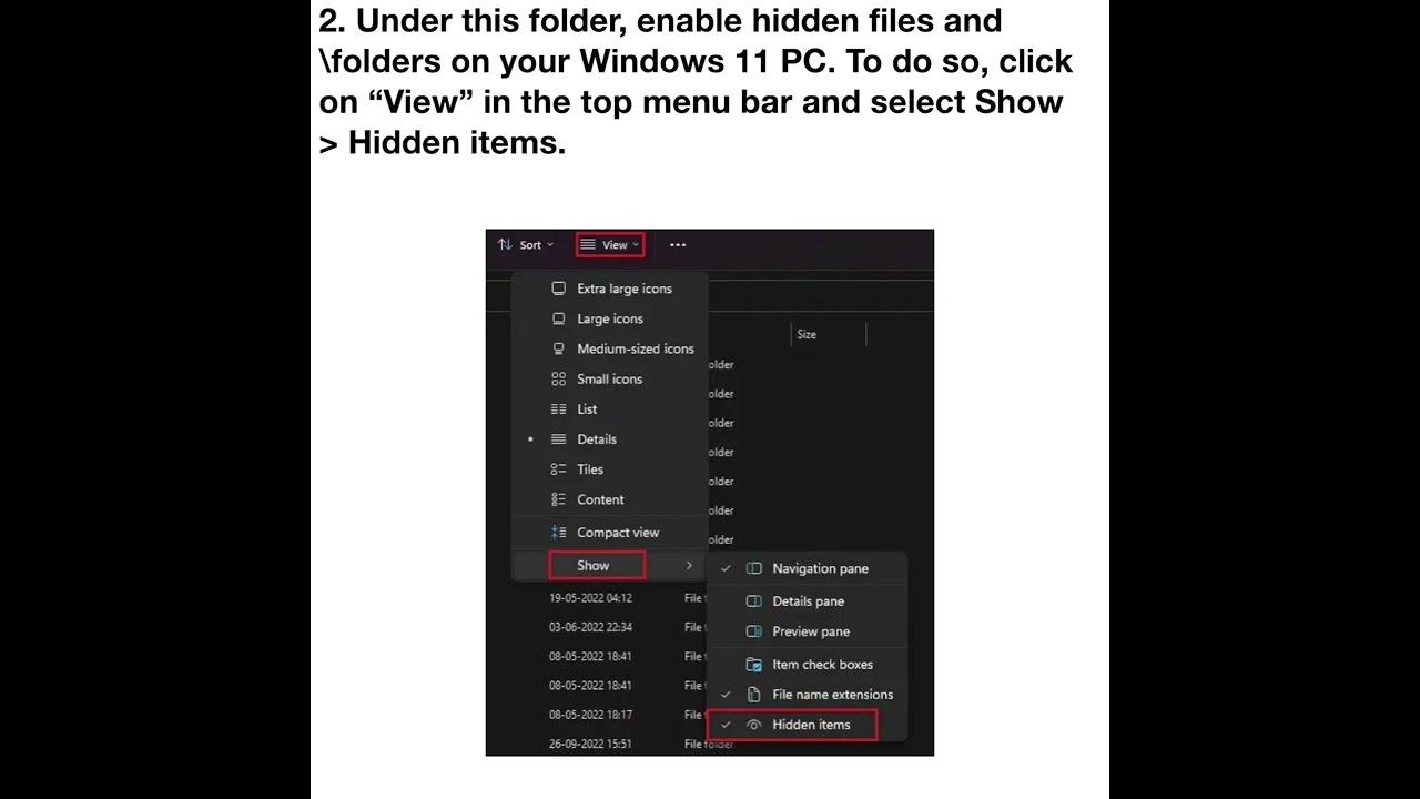 Delete the IconCache.db File