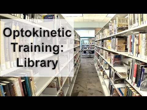 Optokinetic Training: Library Walk (Simple)