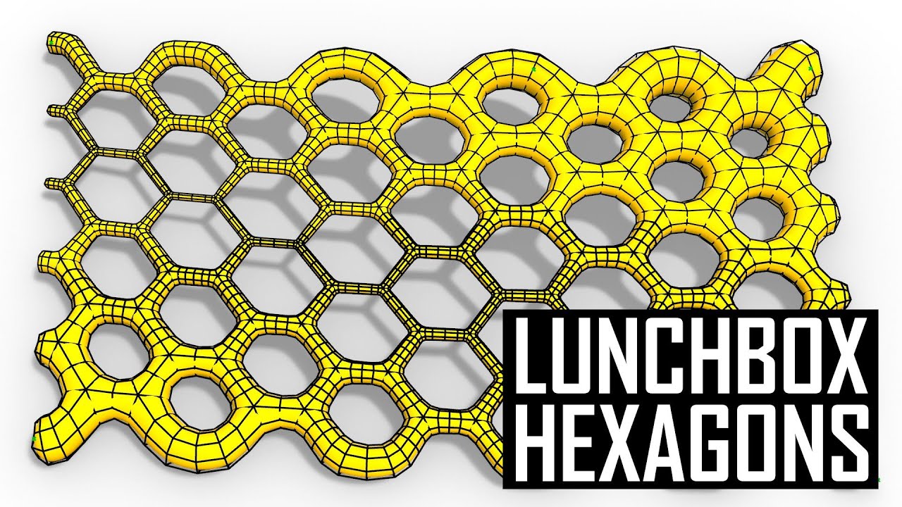 Grasshopper Lunchbox (Hexagonal Structure)