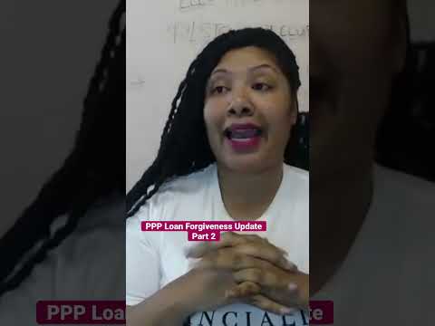 PPP LOAN FORGIVENESS UPDATE PART 2 #business #entrepreneur #ppp #ppploan #selfemployed #sba