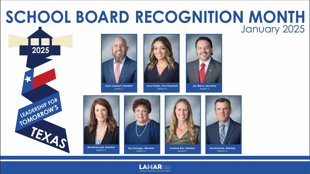 School Board Recognition Month 2025