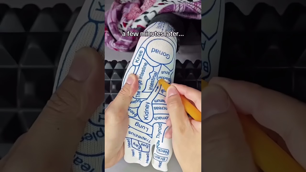 Reflexology Socks | Acupressure Foot Massage Socks for Relaxation Pain Relief #Reflexology #FootCare