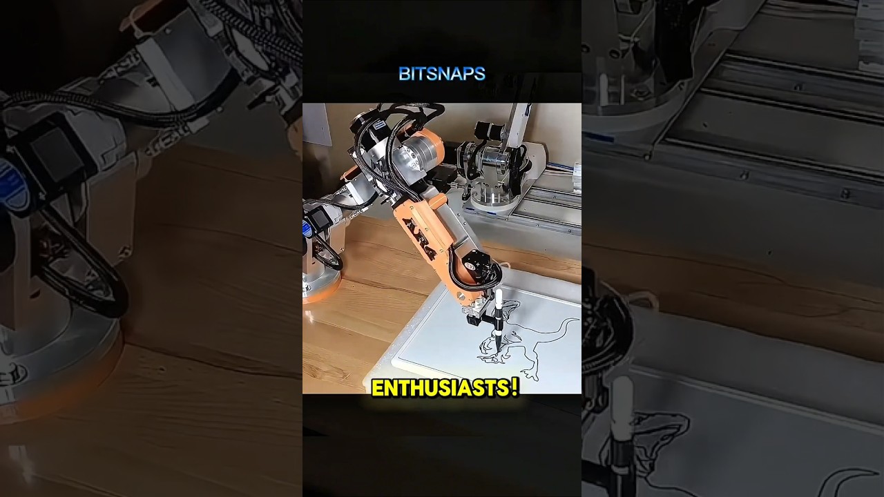 Build Own 6-Axis Robot Arm! 🤖✨ (Open Source & Affordable) #shorts