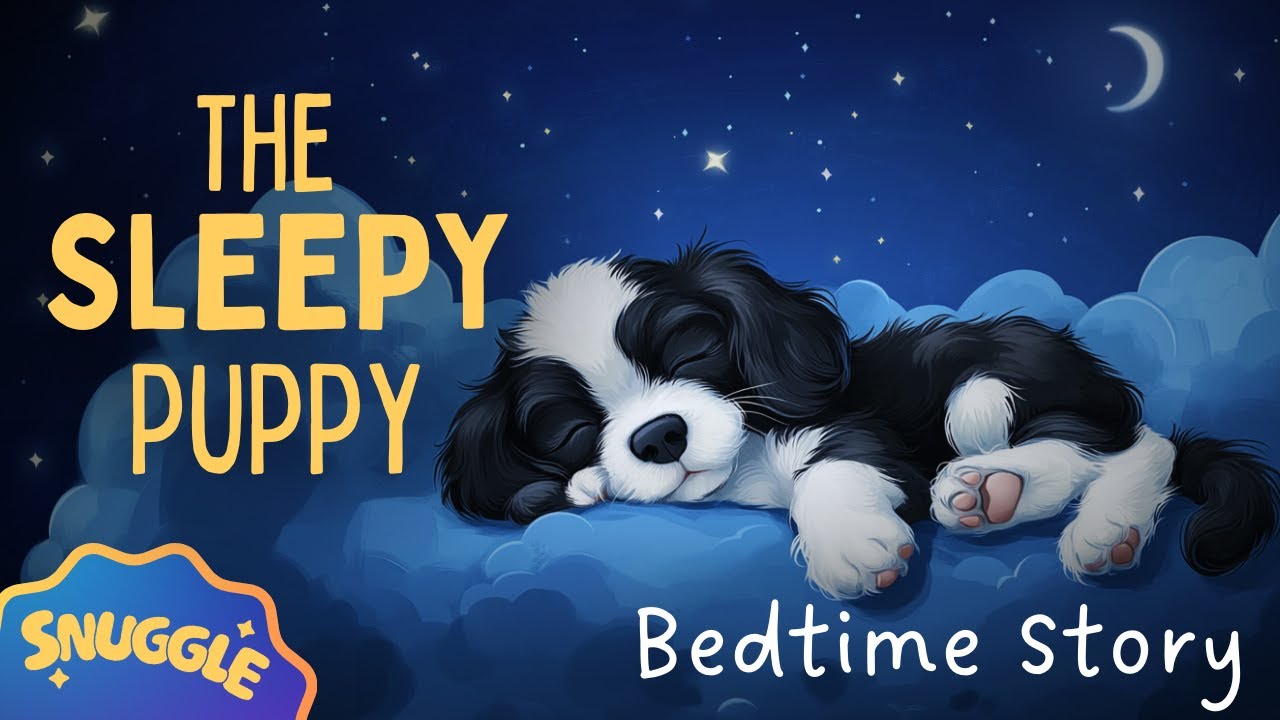 🐶The CUTEST Bedtime Story 🐶 The Sleepy Puppy on the Farm - NON STIMULATING Content for Kids