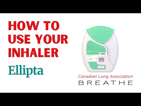 How to use your Ellipta inhaler