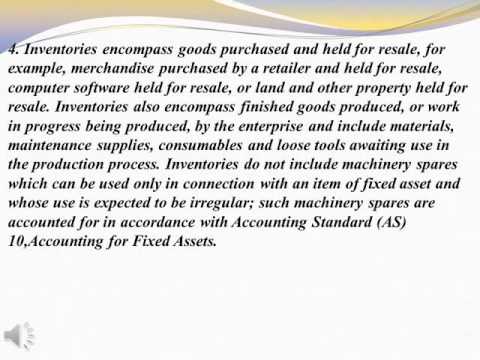Accounting Standard(AS)2 video(Valuation of inventories)_Part1.(http://icaias.blogspot.com)