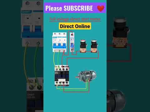 Direct Online Motor Starter | Full Voltage Starter #motorcontrol #directonlinestarter
